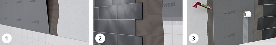 Wedi Bauplatten - Grund für Fliesen | Fliesen: Kemmler.